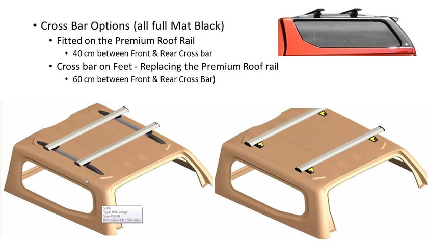 Cross Bar for Premium Rack with Venture Canopy – NXG