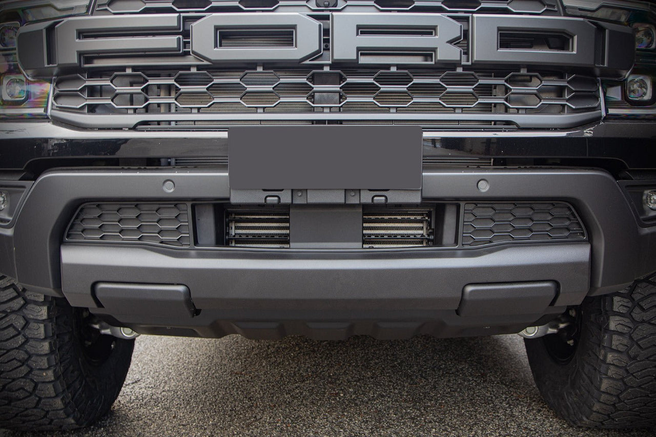 Custom Raptor Coated Ford Ranger Raptor Front Bumper Piece & Bash Plat ...
