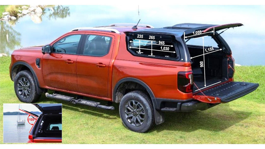 Next Gen Ford Ranger Canopy (2-Tone Venture Canopy) – NXG